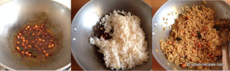 Tamarind Rice Recipe | Puliyogare Recipe - Udupi Recipes