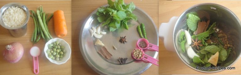 Vegetable Pulao Recipe - Udupi Recipes