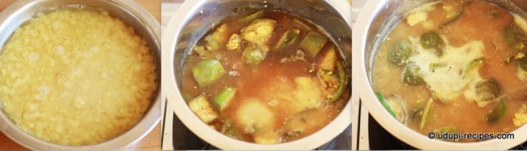 Brinjal Dal | Eggplant Dal Recipe - Udupi Recipes