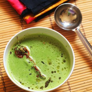 Coriander Leaves Tambli | Kottambari Soppu Tambuli - Udupi Recipes