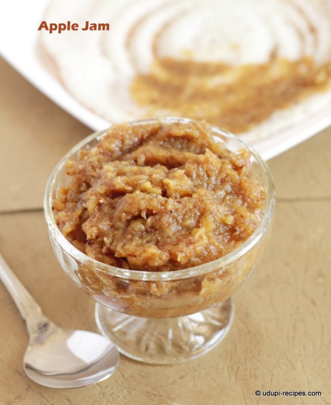 Apple Jam Recipe | Side dish with Dosa, Chapati - Udupi Recipes