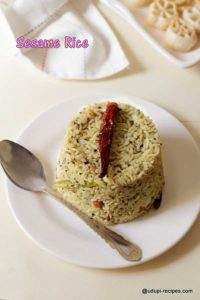 Sesame Rice | Ellu Anna Recipe - Udupi Recipes