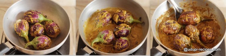 Stuffed Brinjal Recipe | Chapati, Rotti Side dish - Udupi Recipes