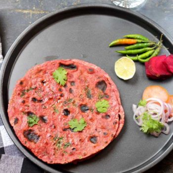 Beetroot Paratha | Beetroot Chapati Recipe - Udupi Recipes