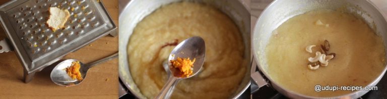 Orange Rava Kesari | Orange Sheera Recipe - Udupi Recipes