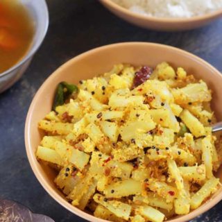 Radish Stirfry | Moolangi Palya in Udupi Style - Udupi Recipes