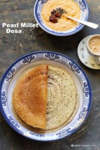 Pearl Millet Dosa | Healthy Breakfast - Udupi Recipes