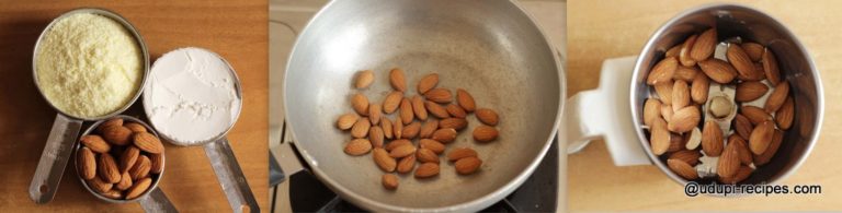 Homemade Badam Milk Powder | Almond Milk Powder - Udupi Recipes