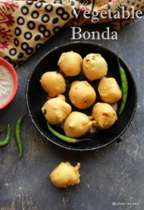 Vegetable Bonda | Veg Bonda Recipe - Udupi Recipes